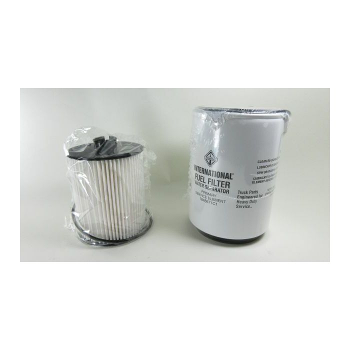 [1876533c93]International 6.4L Navistar Maxxforce 7 engine fuel filter kit.
